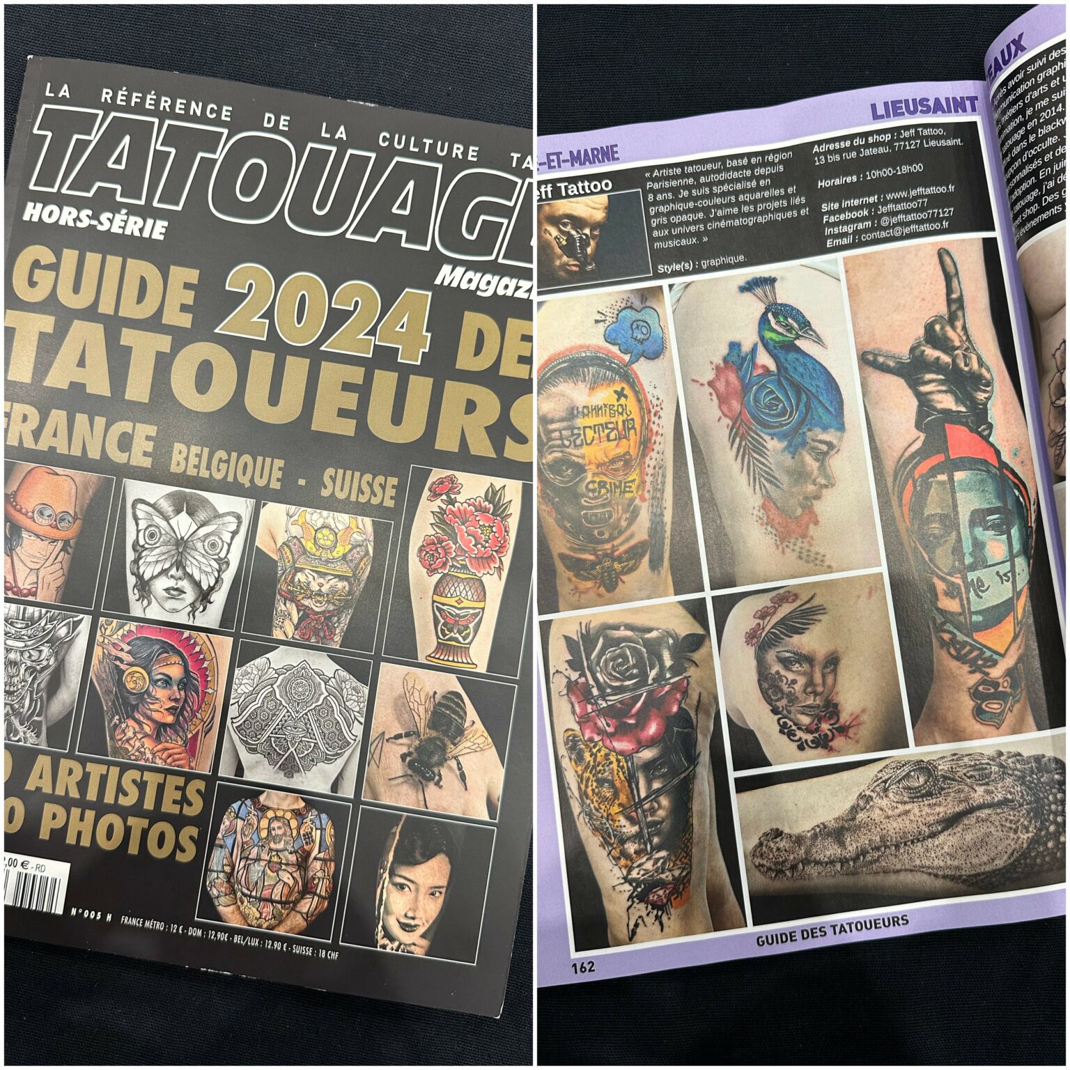 Tatouage Magazine 2024 – Jeff Tattoo